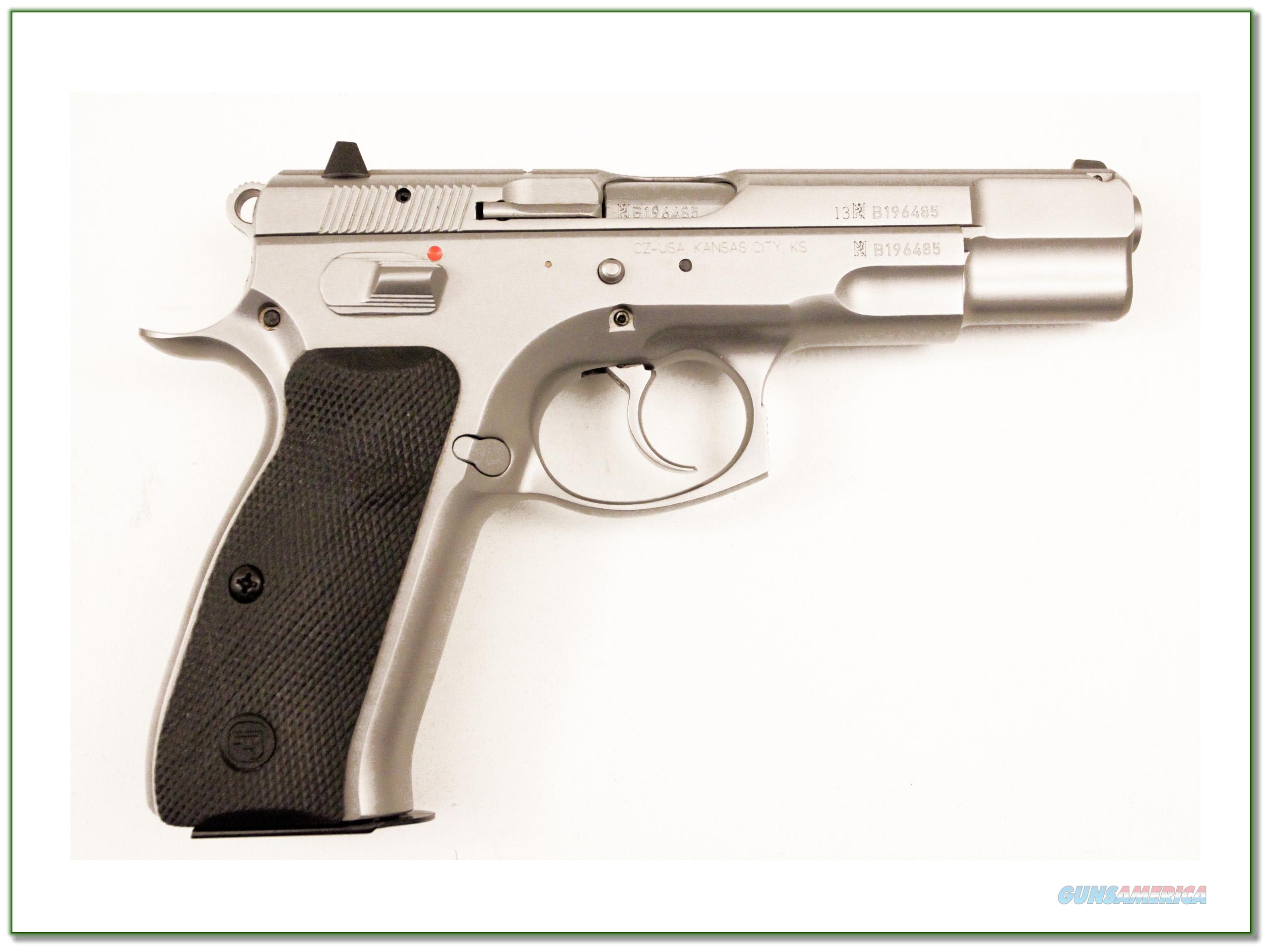 CZ 75 B 9mm Stainless as new in cas... for sale at Gunsamerica.com ...