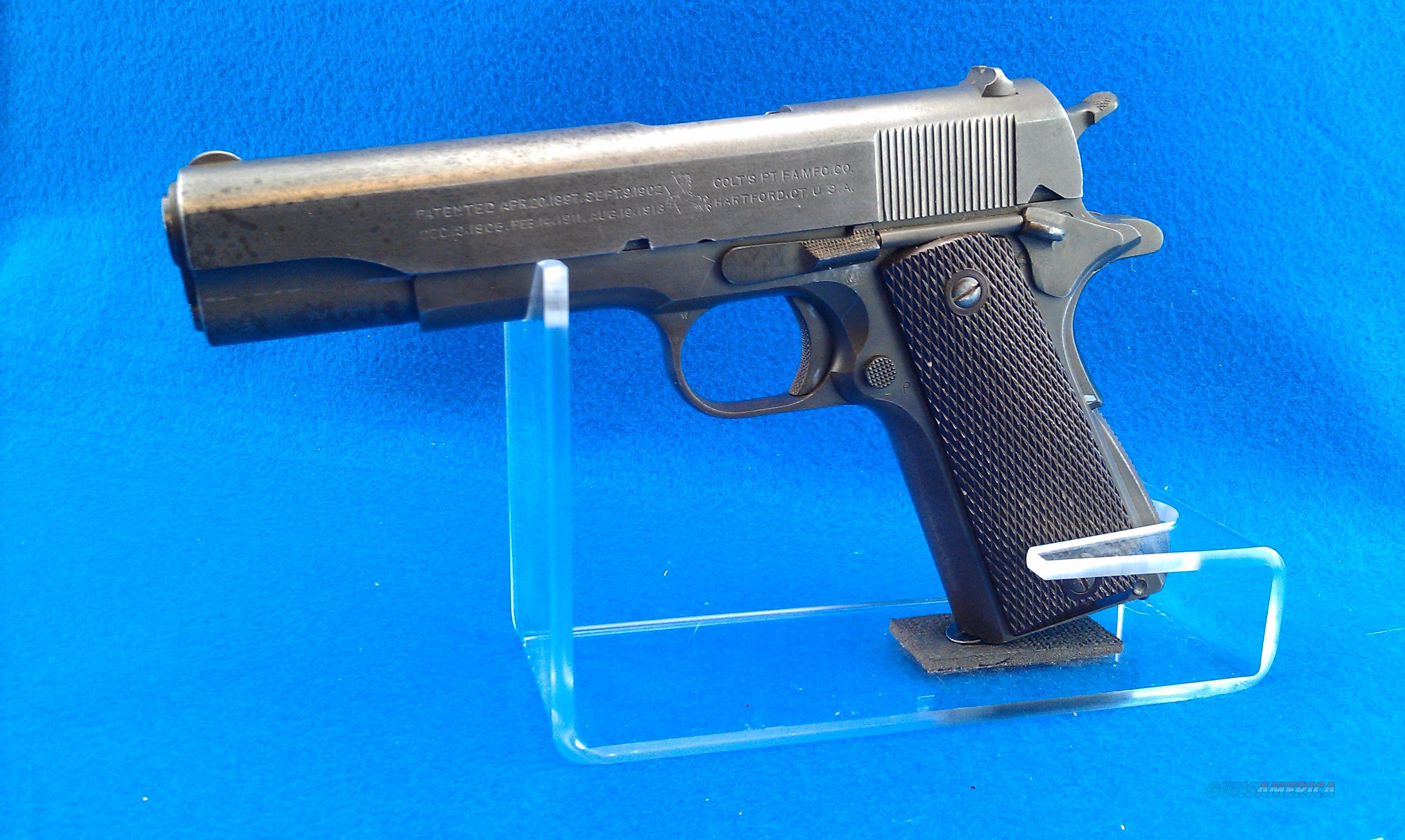 Colt M1911A1 US ARMY for sale at Gunsamerica.com: 938654444