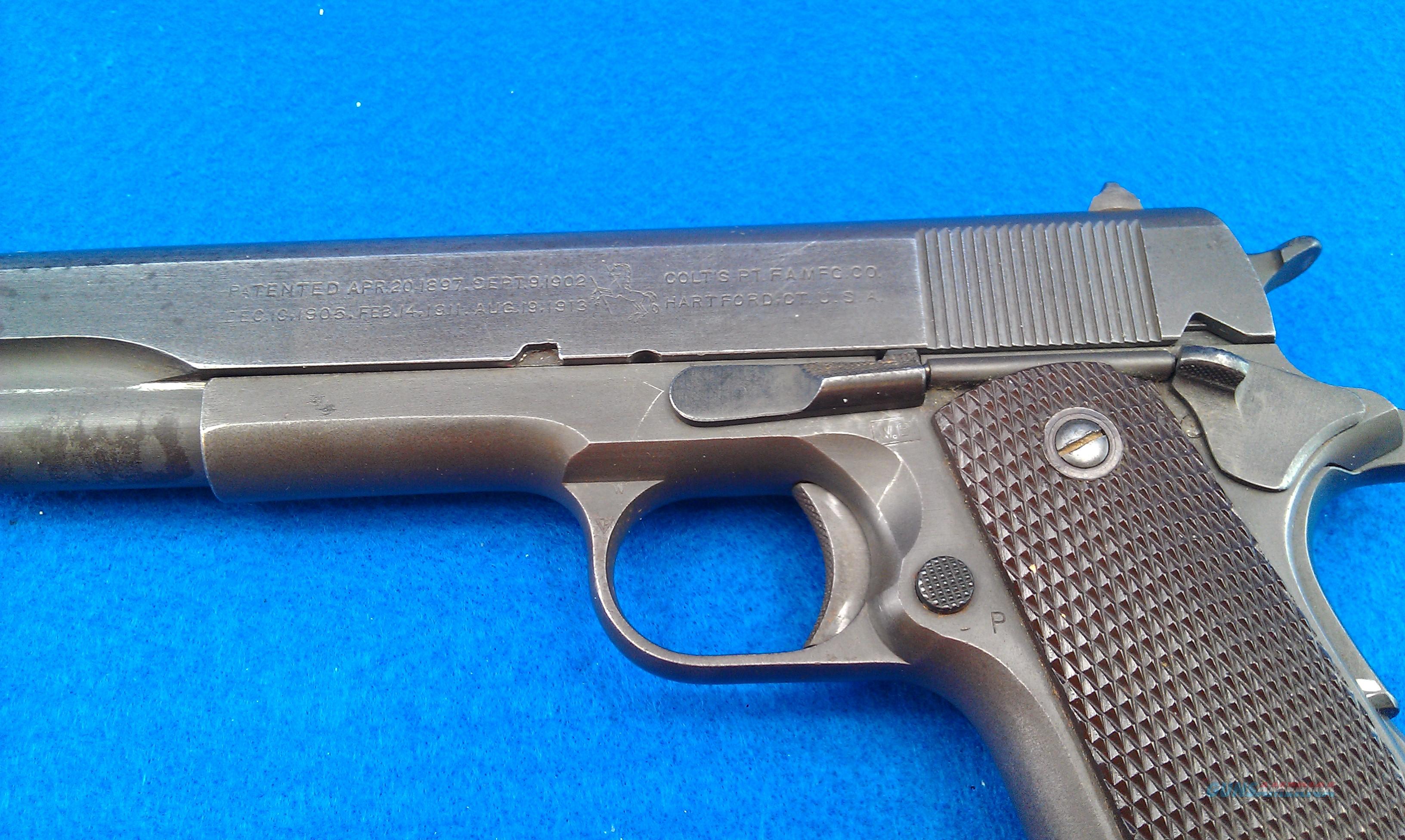 Colt M1911A1 US ARMY for sale at Gunsamerica.com: 938654444