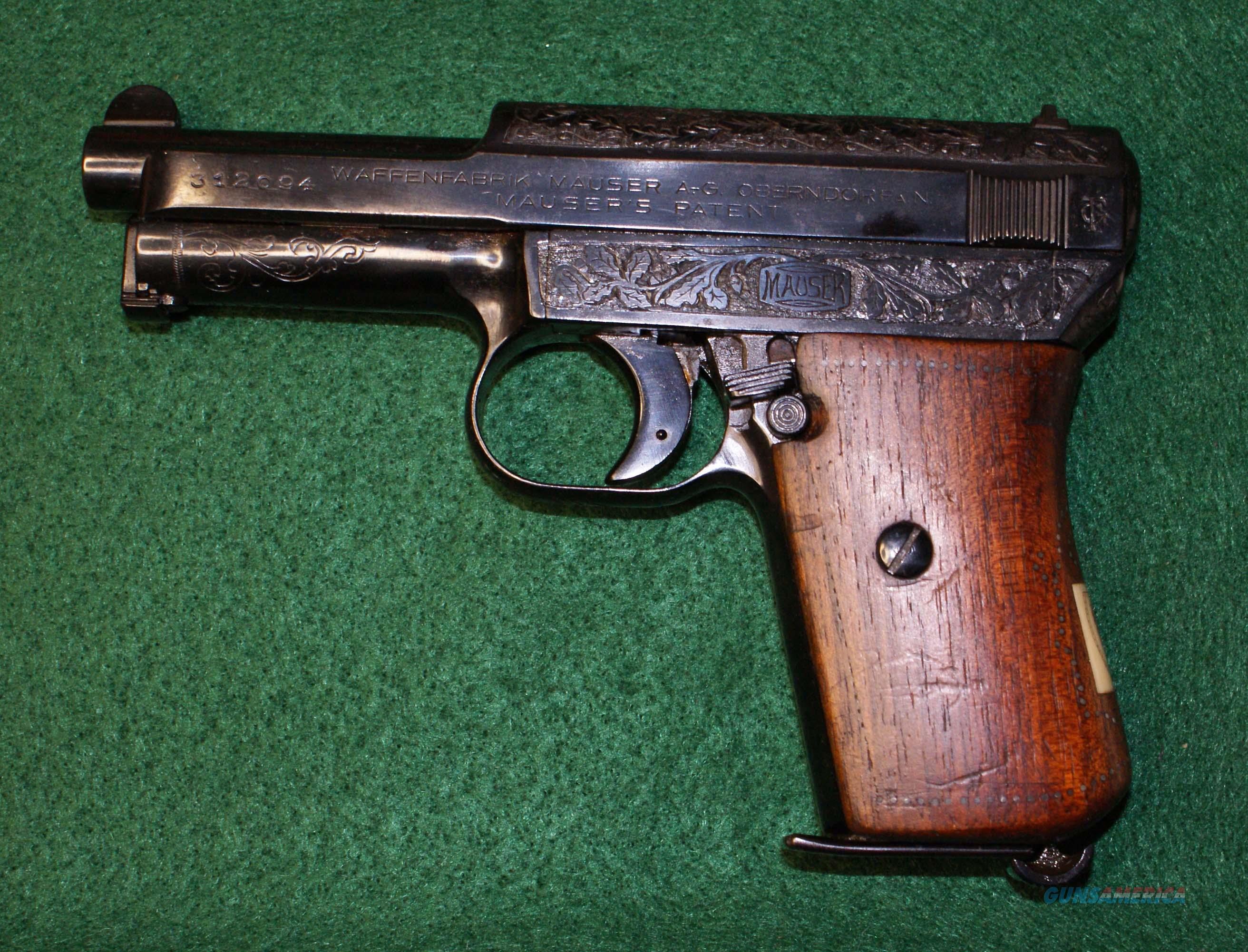 MAUSER MODEL 1914 .32 ACP - ENGRAVE... for sale at Gunsamerica.com ...