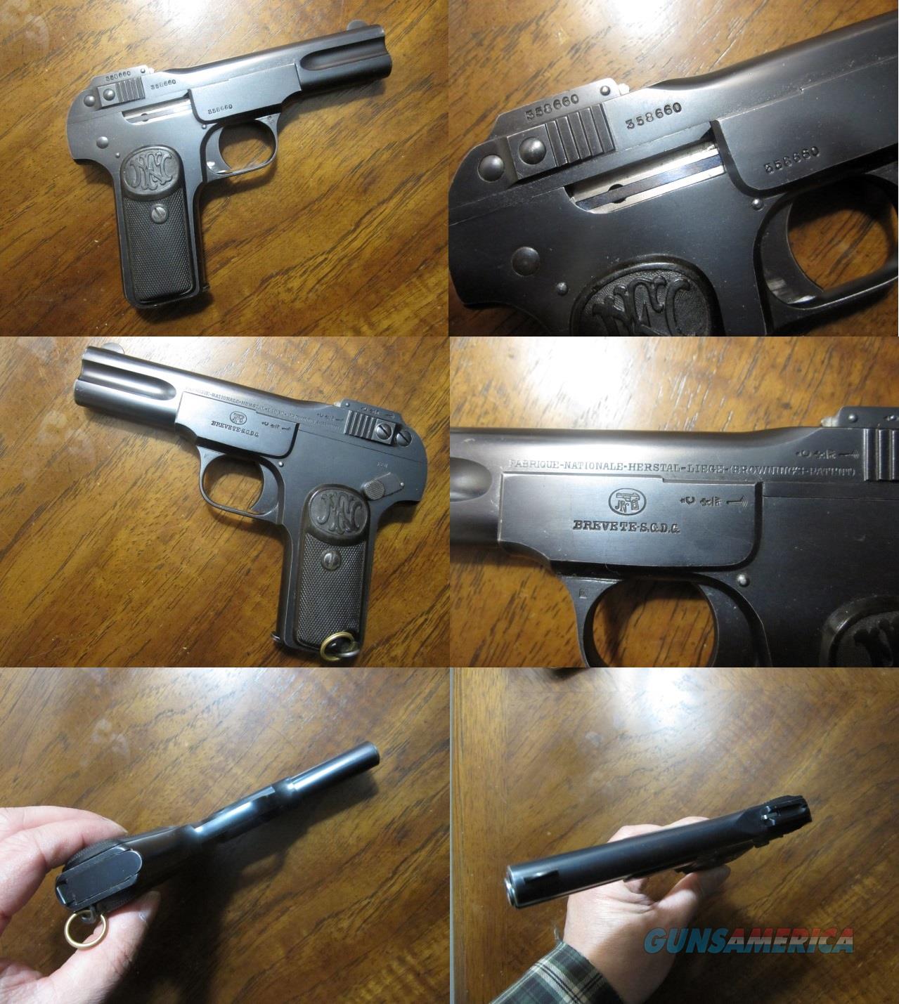 FN 1900 Browning Pistol for sale at Gunsamerica.com: 941710896