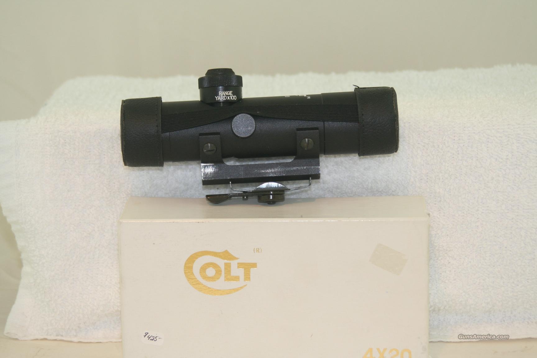Colt AR-15 4X20 scope for sale at Gunsamerica.com: 971252492
