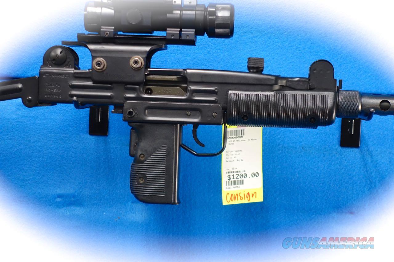 IMI Uzi Model 45 Carbine .45 ACP w/... for sale at Gunsamerica.com ...