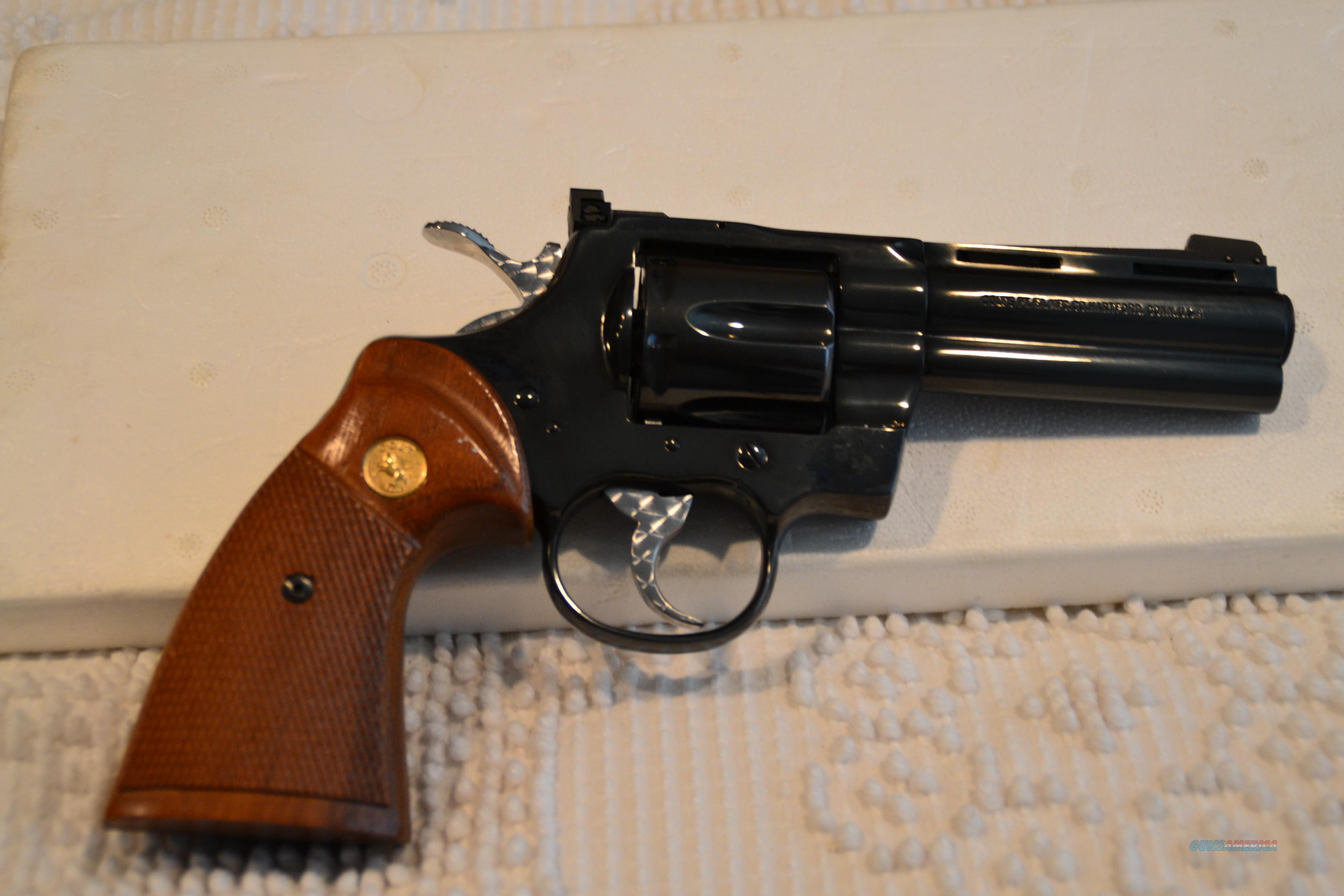 Colt Python 4 Inch for sale at Gunsamerica.com: 975572078