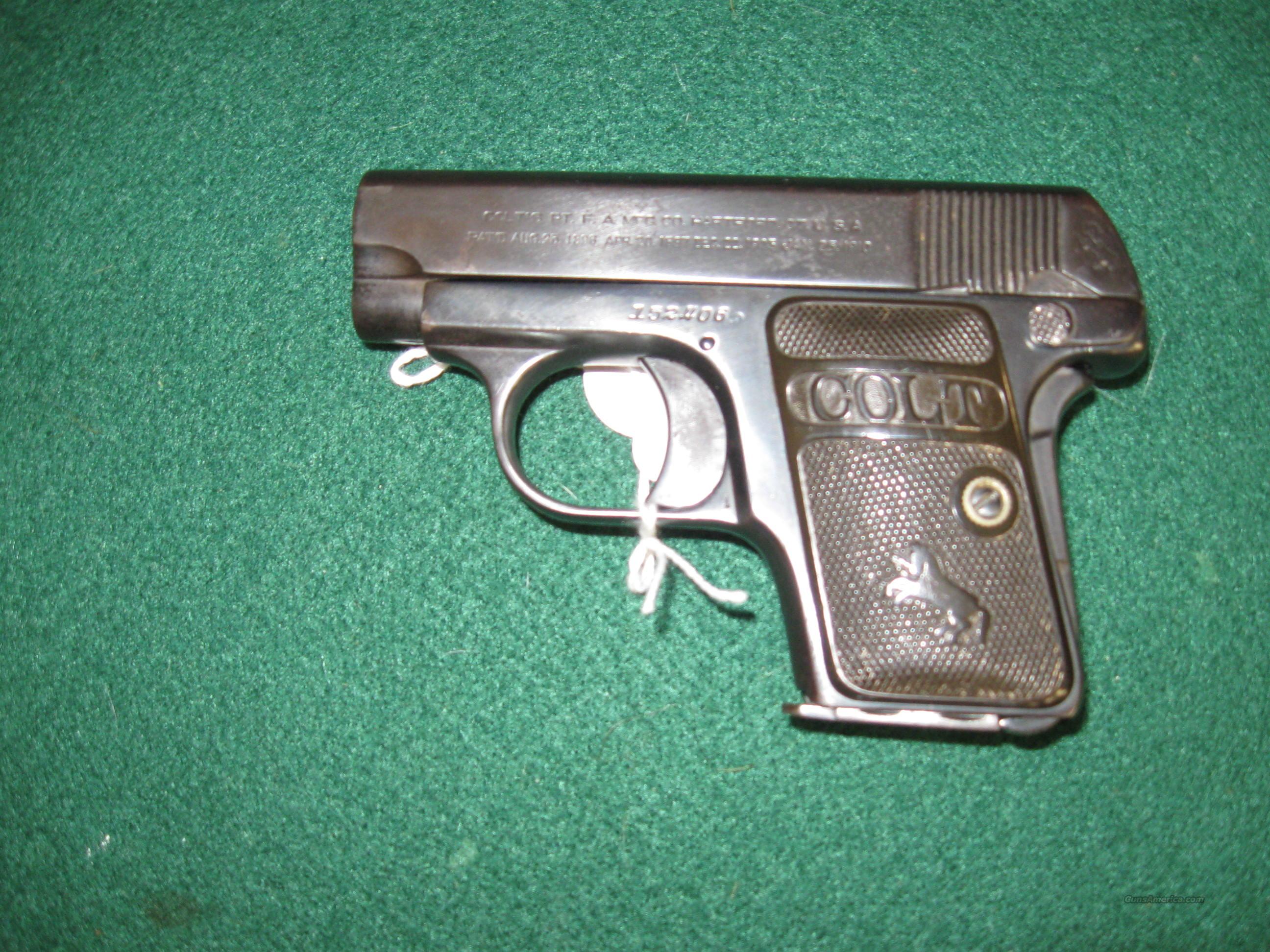 Colt 25 Auto for sale at Gunsamerica.com: 977649514