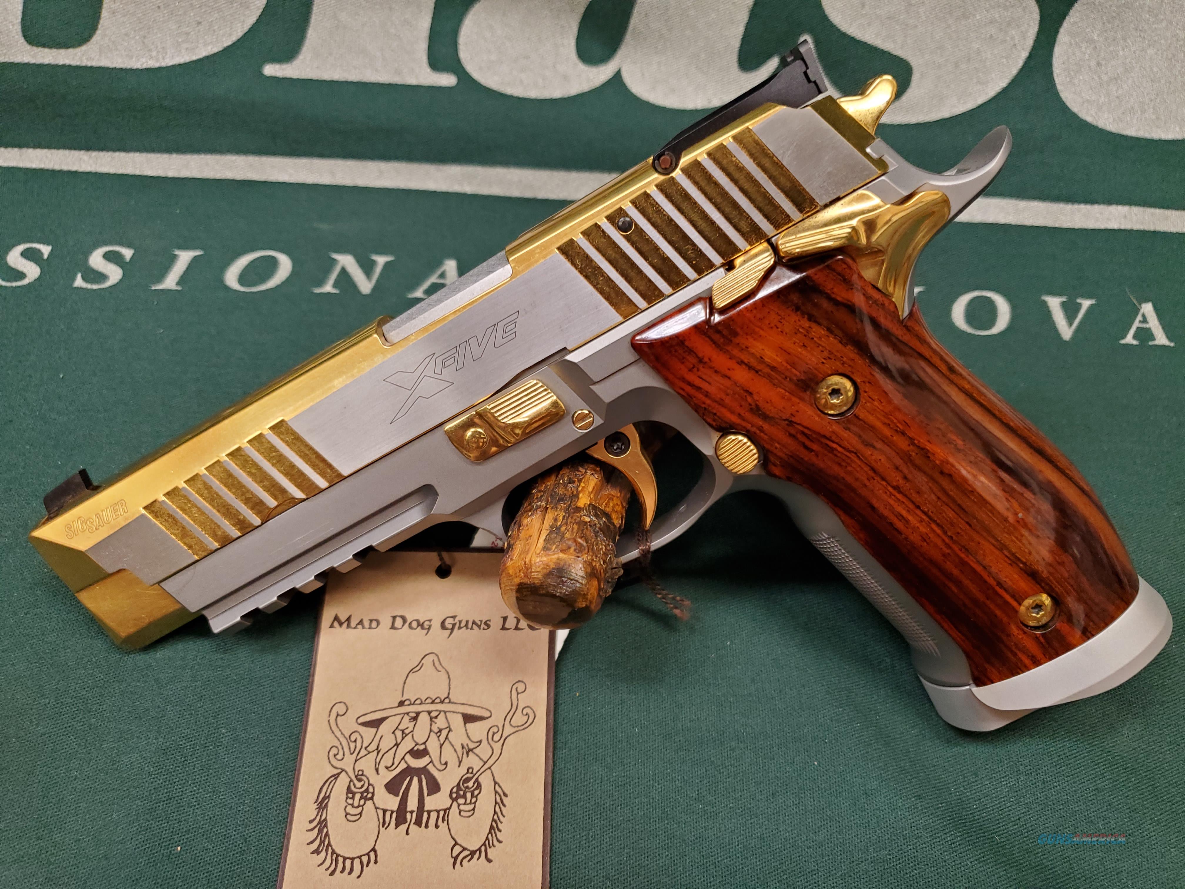 SIG P226 X-FIVE MASTERSHOP "VIOLINE", 9MM, GOLD... for sale
