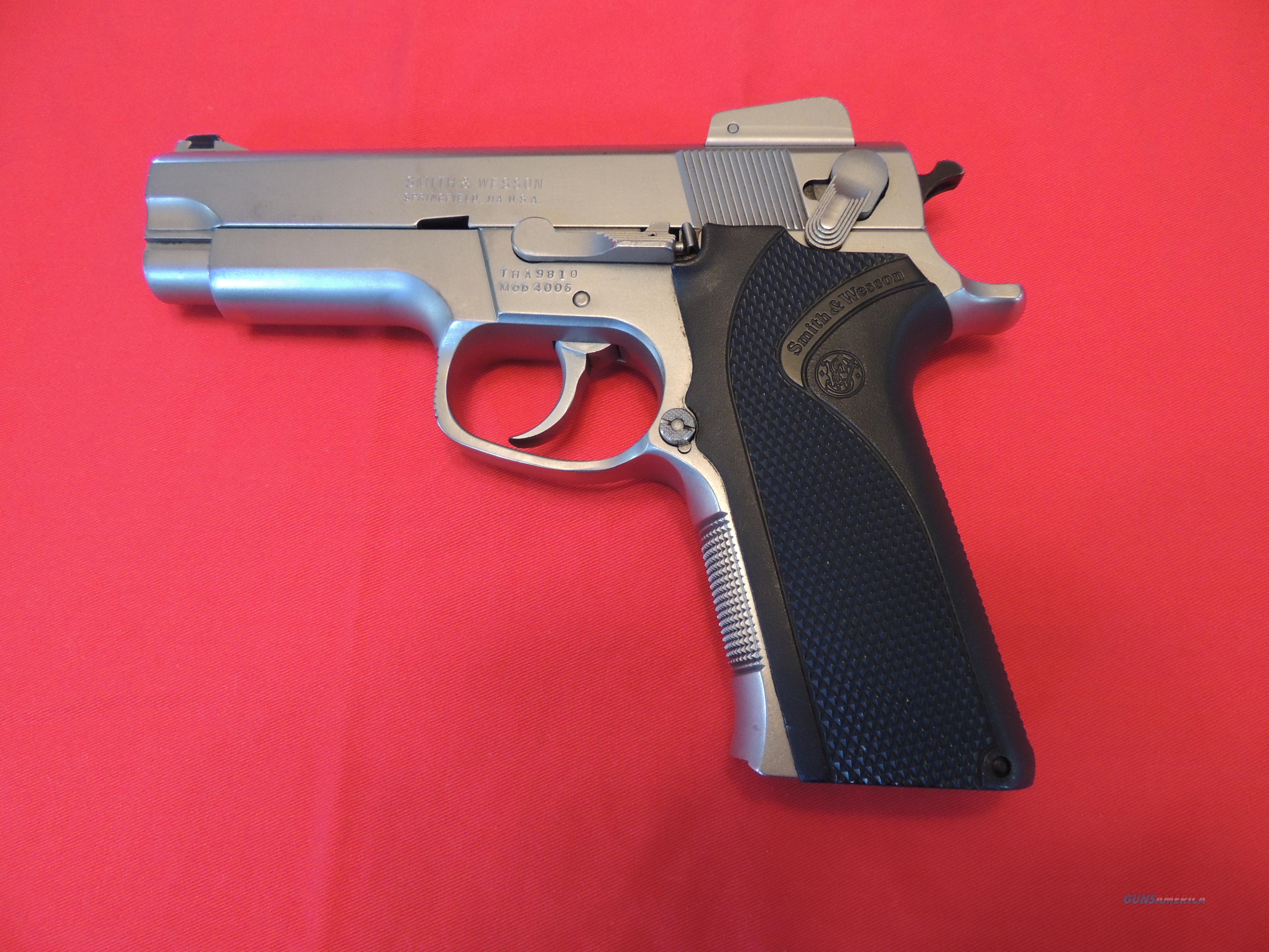 Smith & Wesson Model 4006 Stainless... for sale at Gunsamerica.com ...