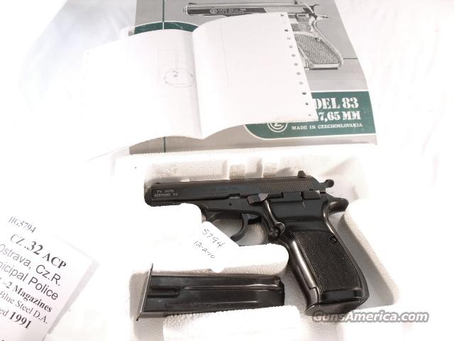 CZ-83 .32 ACP Czech Police 16 Shot ... for sale at Gunsamerica.com ...