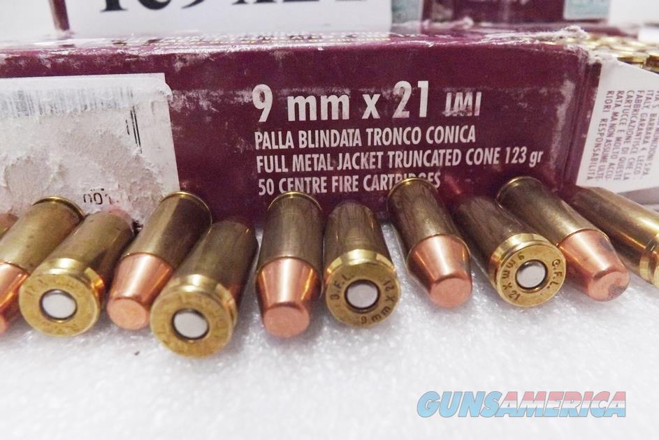 Ammo: 9x21 IMI caliber Fiocchi 550 ... for sale at Gunsamerica.com ...