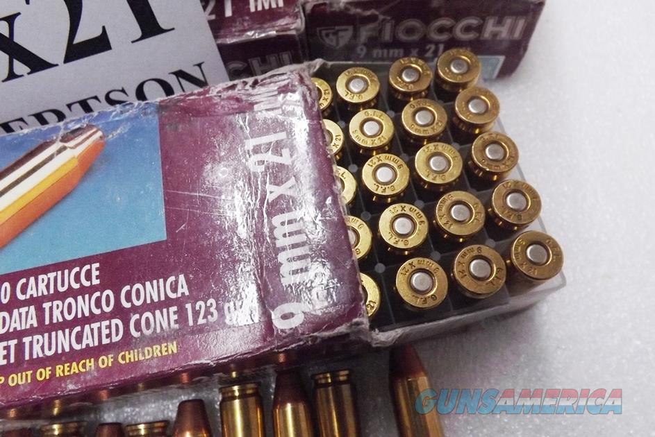 Ammo: 9x21 IMI caliber Fiocchi 550 ... for sale at Gunsamerica.com ...
