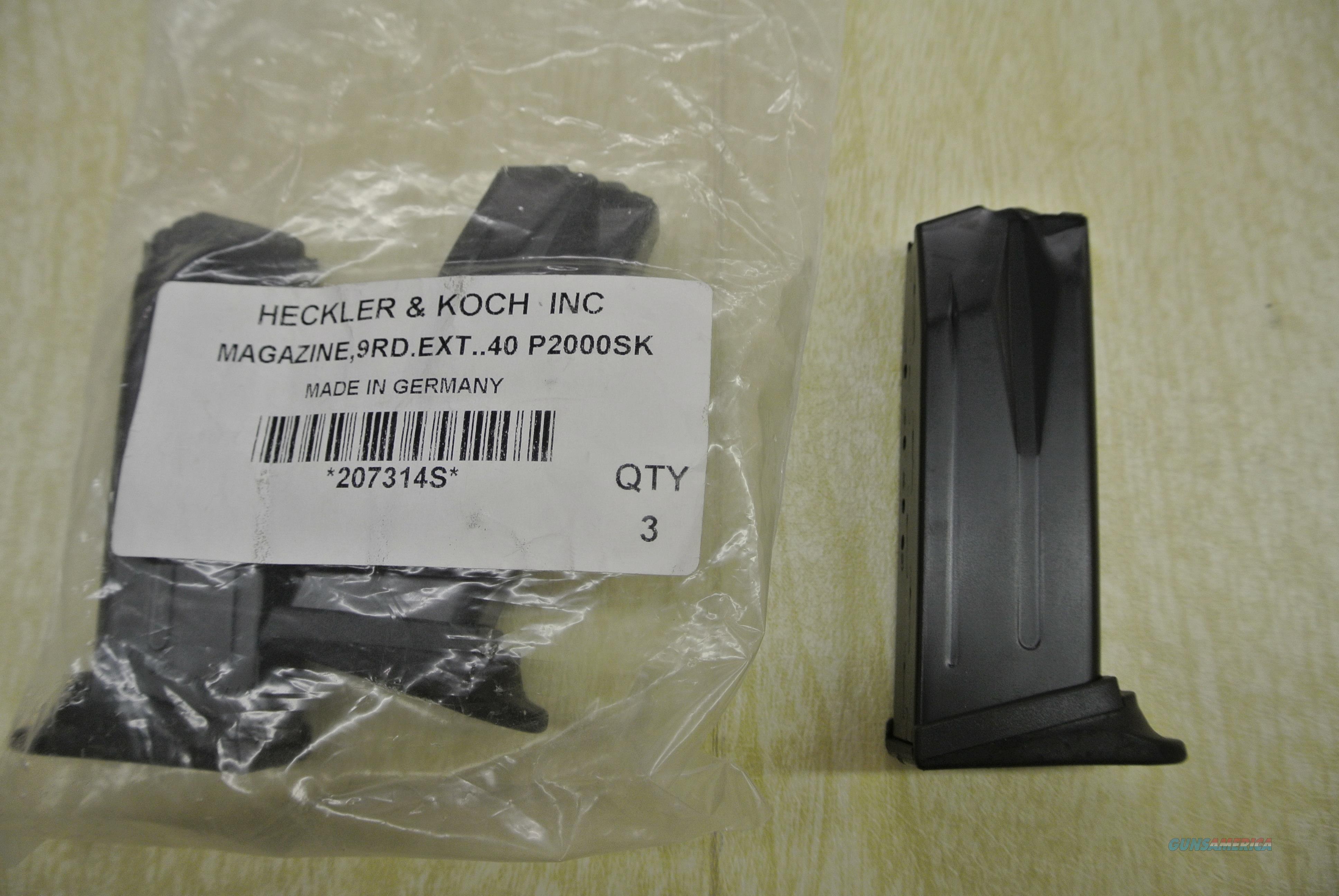 HK P2000SK 40S&W 9rd Magazine for sale at Gunsamerica.com: 920593711