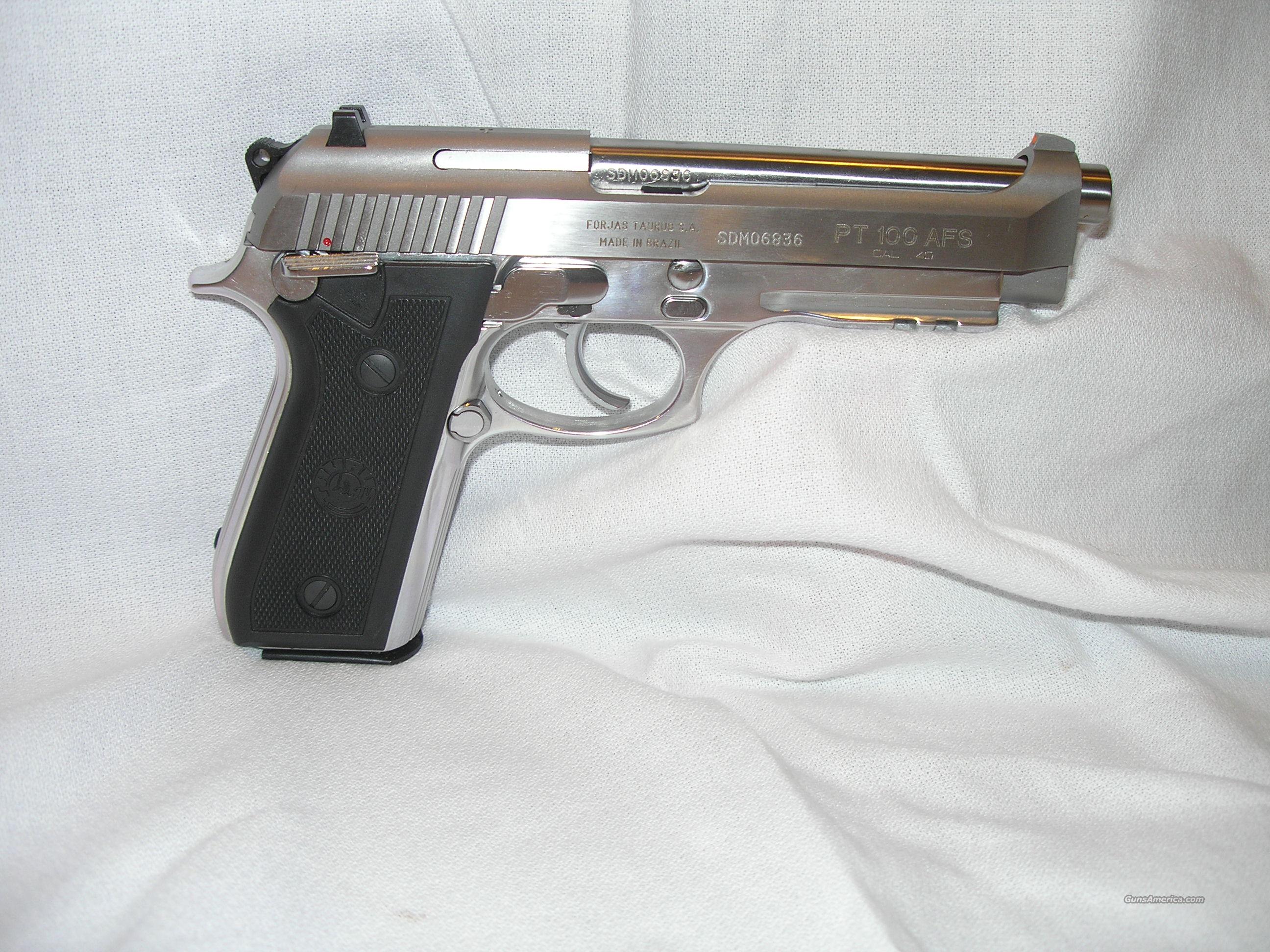 Taurus PT 100 40 S&W SS for sale at Gunsamerica.com: 951348848