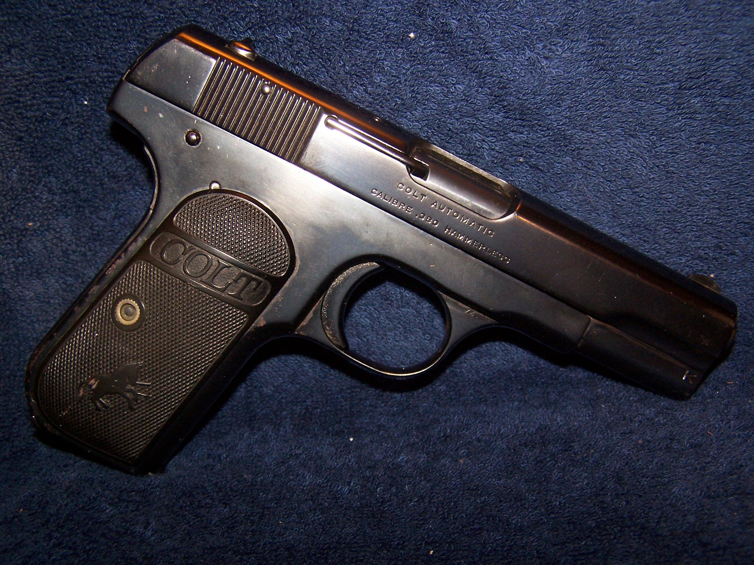 Colt Mod. 1908-cal. 380 for sale at Gunsamerica.com: 938693903