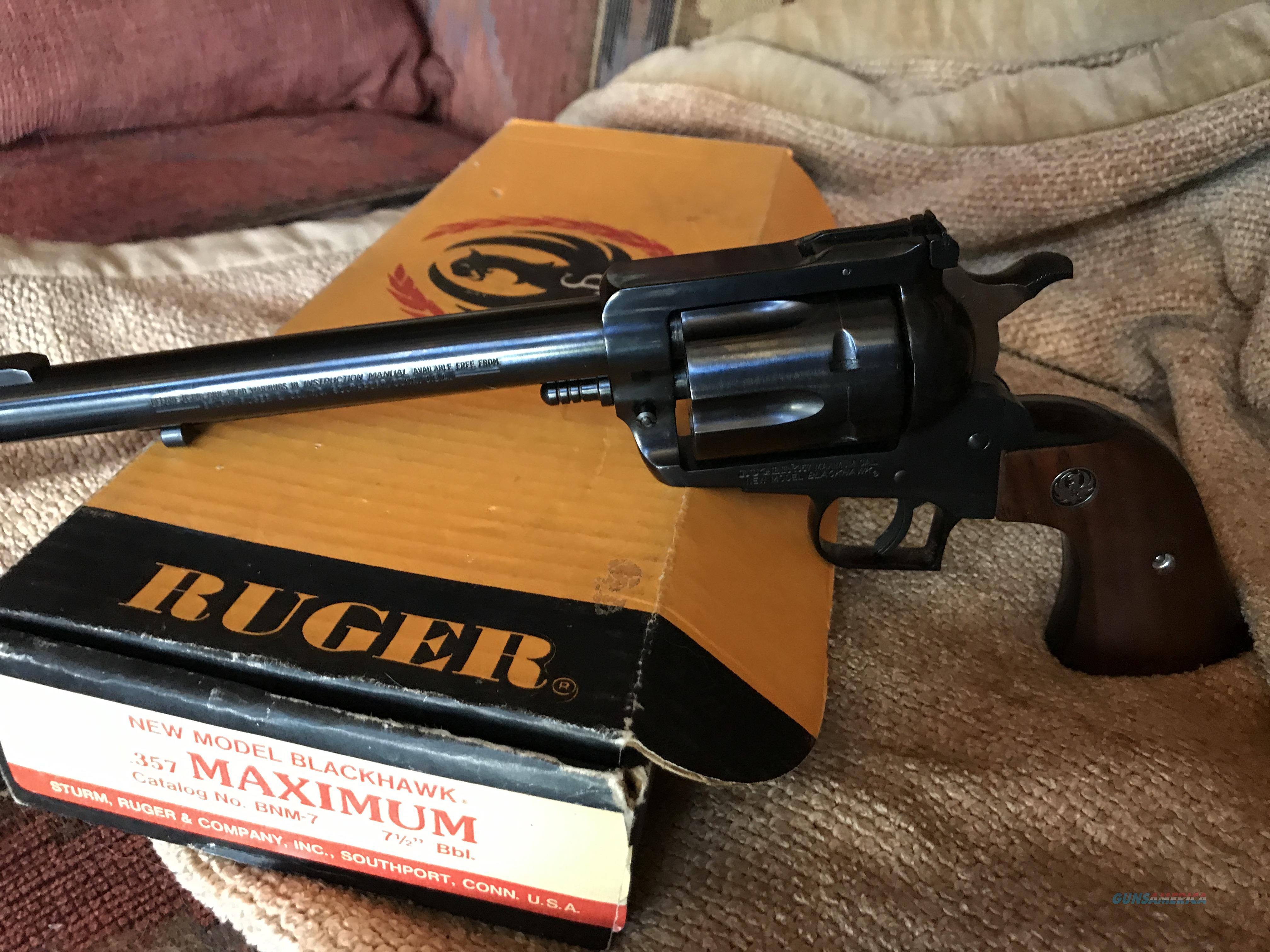Ruger New Model Blackhawk i.357 MAX... for sale at Gunsamerica.com ...