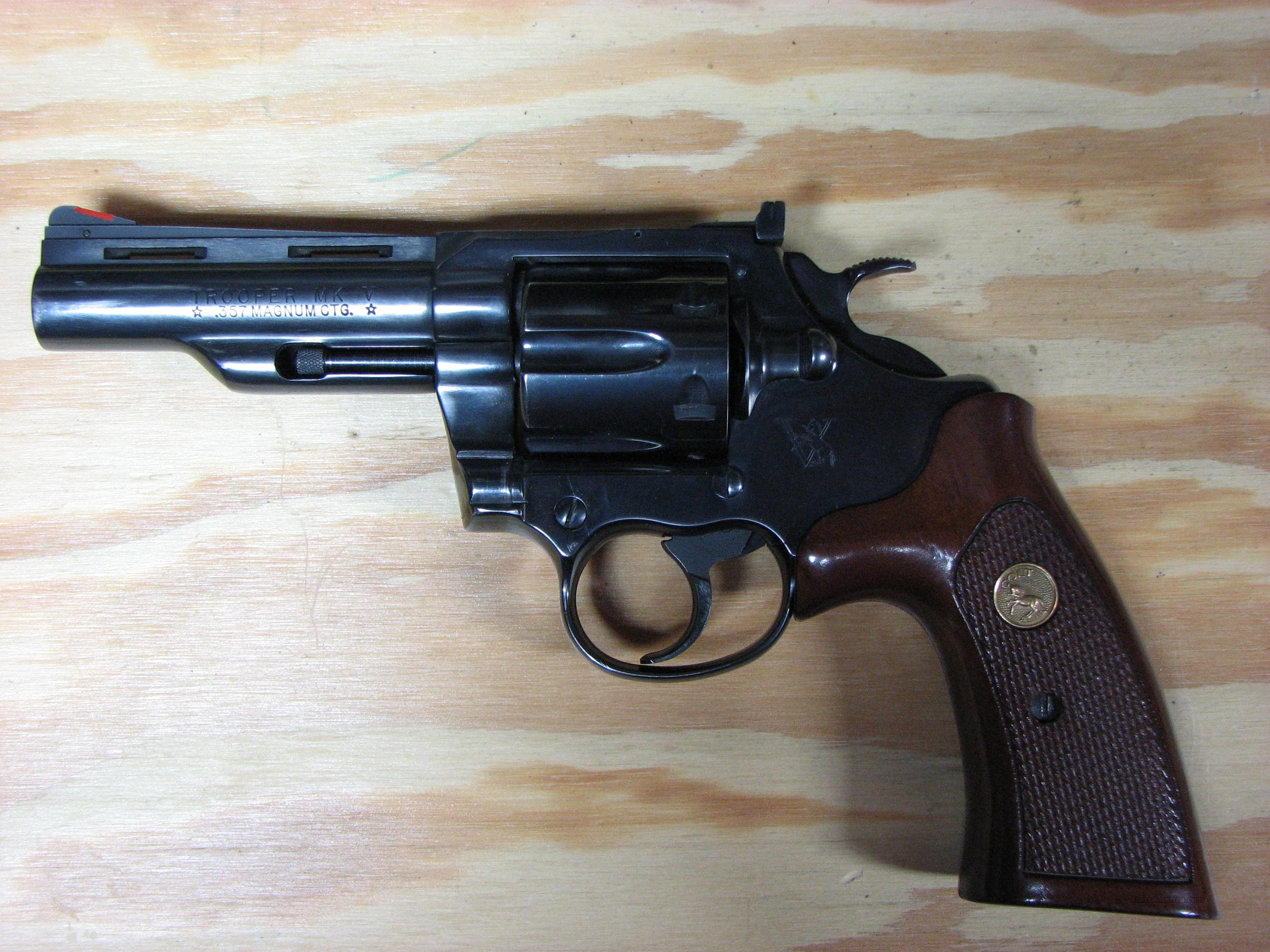 Colt Trooper MKV 357 Magnum Revolve... for sale at Gunsamerica.com ...