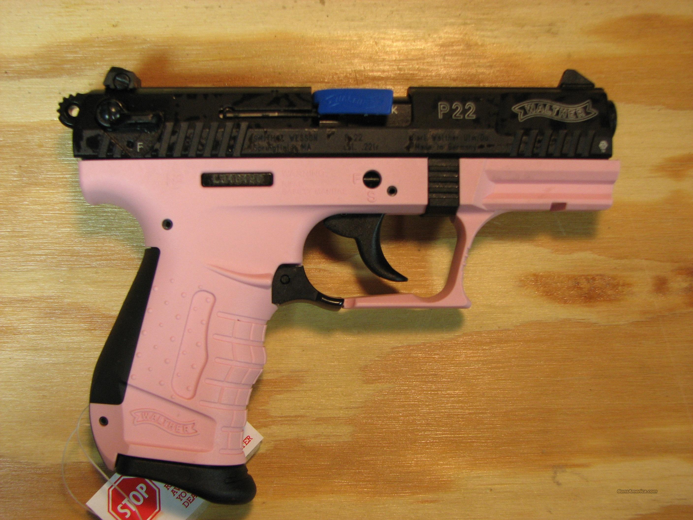 Walther P22 Pink Pistol for sale at Gunsamerica.com: 990207399