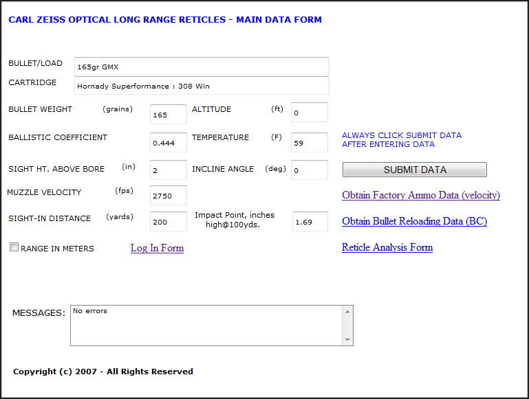 Zeiss Rapid-Z "Zero Math" Riflescopes