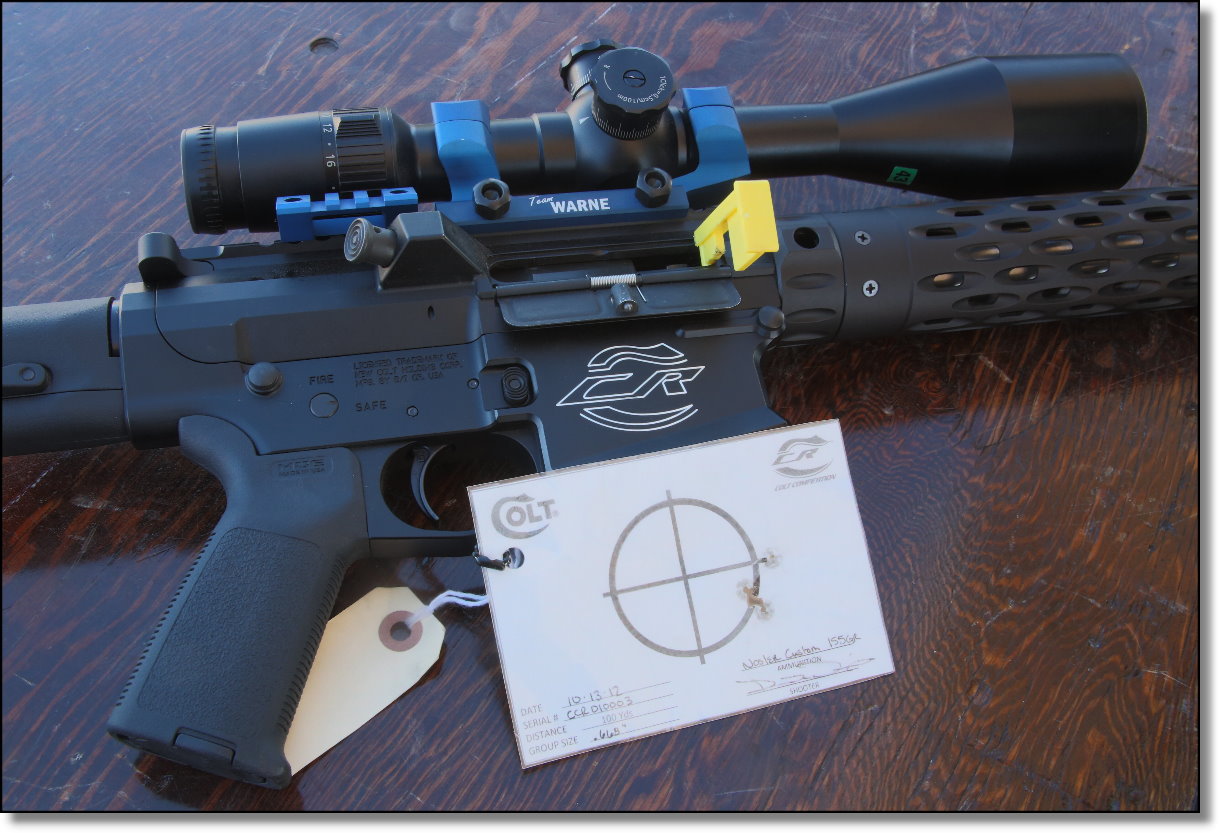 Colt Competition Rifle - Precision Colt AR-15 Rifles for Competition