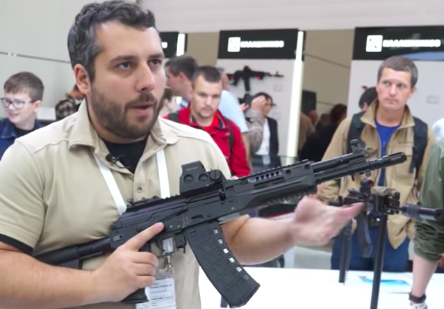 Kalashnikov Showcases New Rifles, Pistol at ARMY-2017
