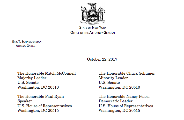 17 Attorneys General Send Letter to Congress Opposing National ...