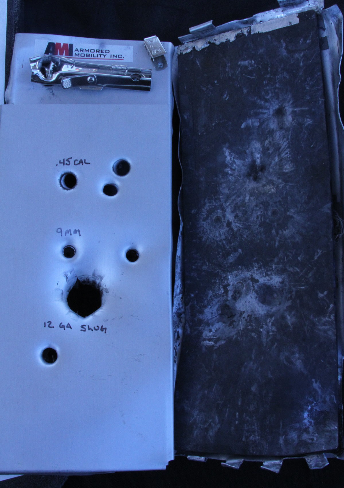 Armored Mobility Inc. Trauma Plates, Shield, Police Clipboard
