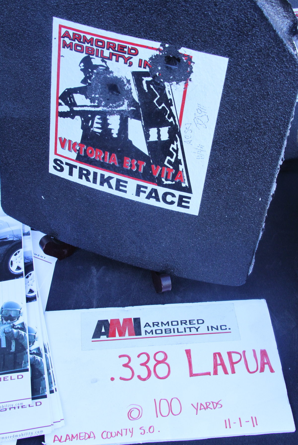 Armored Mobility Inc. Trauma Plates, Shield, Police Clipboard