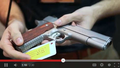Ed Brown Custom 1911s - Two New Checkering Patterns - SHOT Show 2013