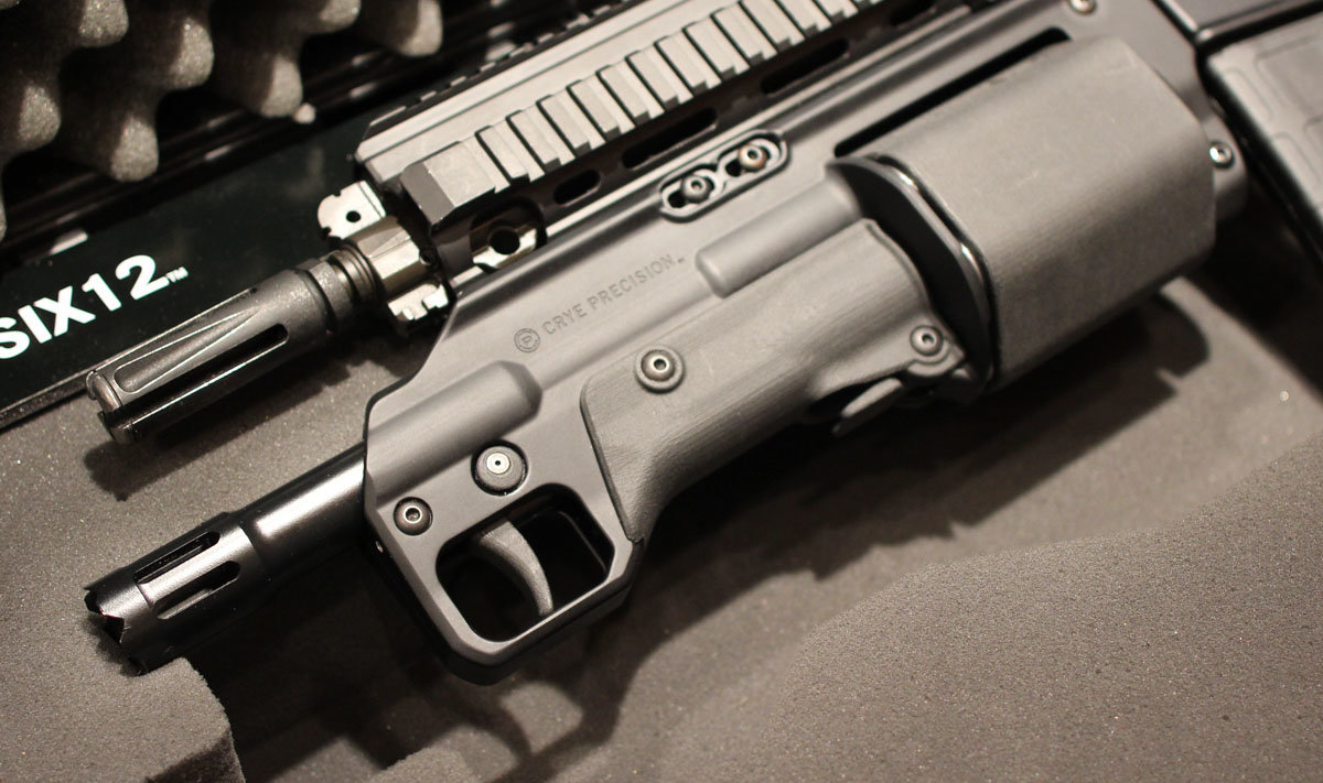 Crye Precision’s Six12: A Bullpup Revolving Shotgun?—SHOT Show 2014