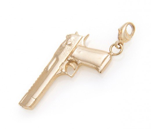 14K Gold Guns Charms for Mother’s Day from Kahr Firearms