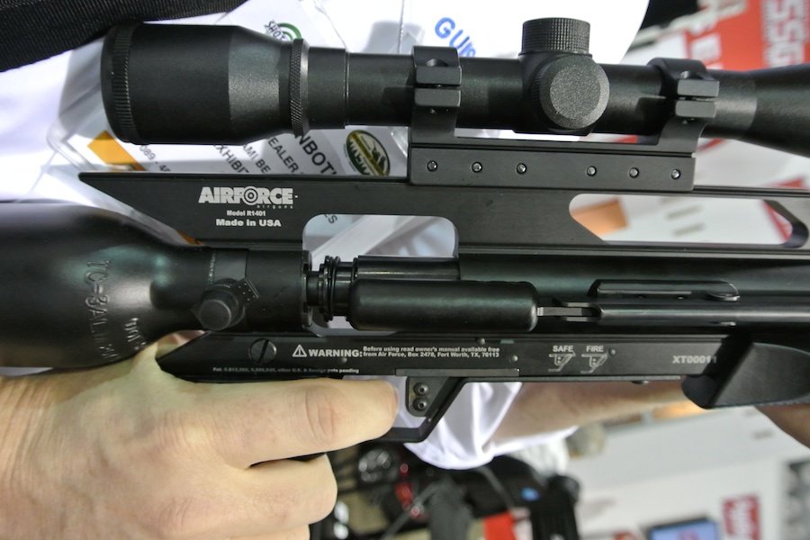 .45 Cal/800fps Air Gun Protects Your Nuts - AirForce Rifles - SHOT Show ...