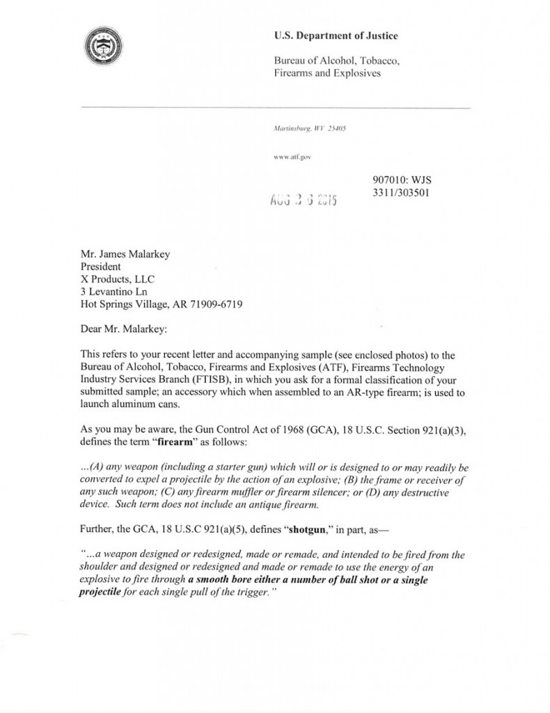 Exclusive Interview: ATF Bans Can Cannon