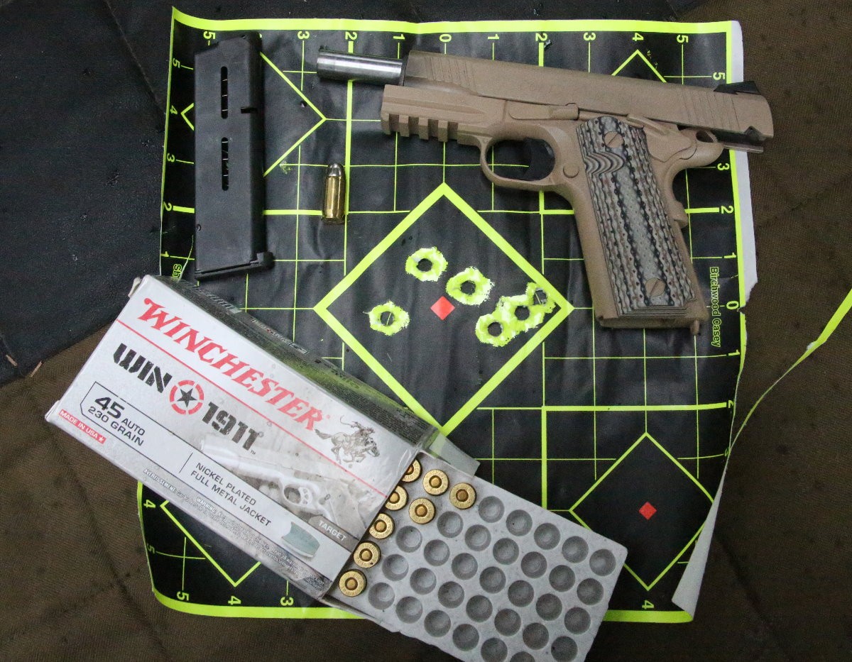Colt M45A1 Close Quarters Battle Pistol (CQBP) - Review & Range Report