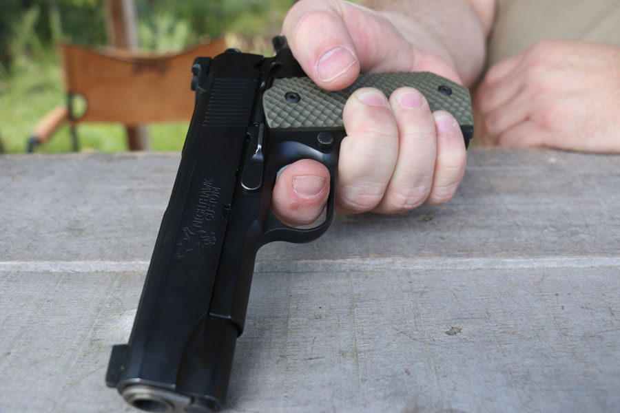 1911 Trigger Placement