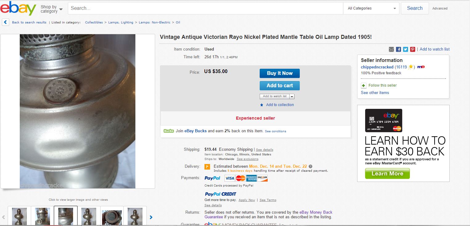 Prepping 101: High Output Rayo Center Draft Lamps With Diesel Fuel