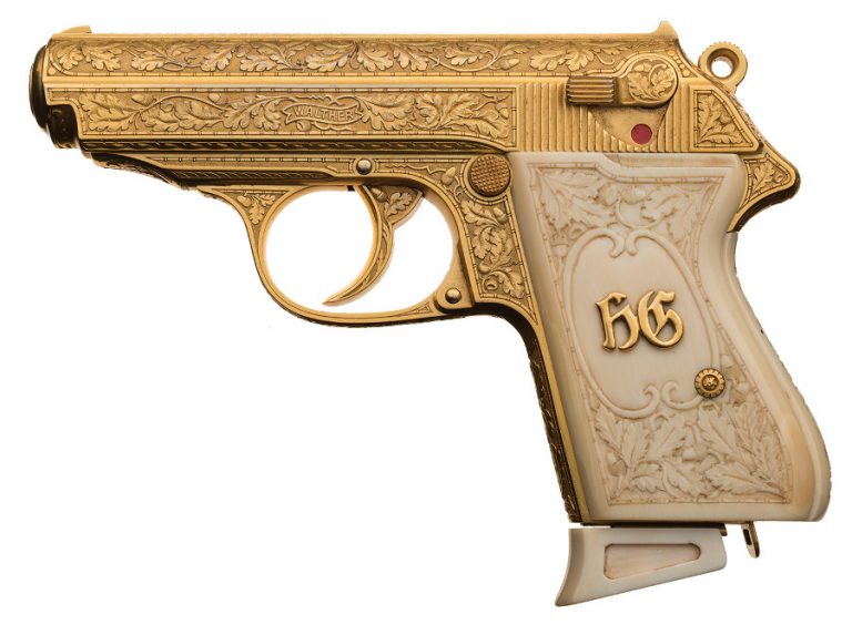 Engraved, Gold-Plated Goering Gun at Auction