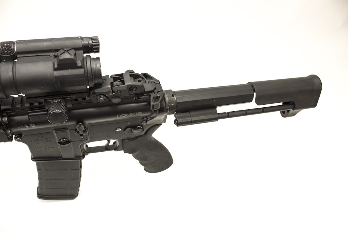 Side Rail Fully Collapsable Stocks - Troy's M7A1 and Tomahawk PDW Stock ...