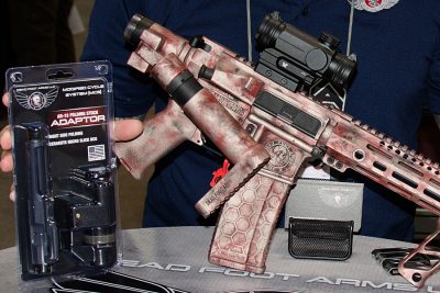 Dead Foot Arms Folding Stock Adapter for ARs Shoots Folded –SHOT Show 2017