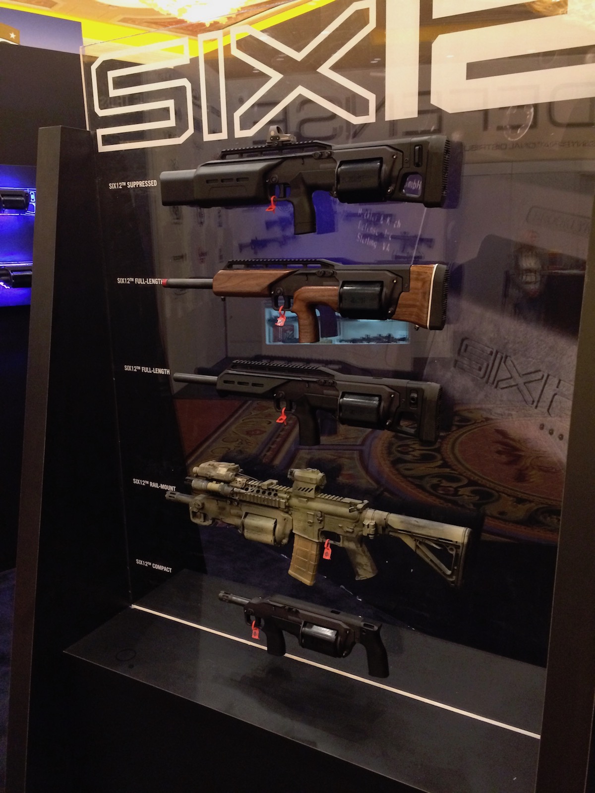 Six12 Revolving Shotgun -- SHOT Show 2017