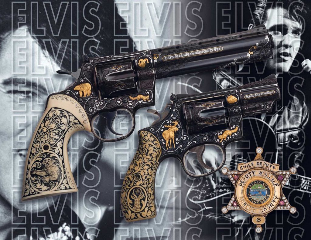Elvis Presley's Smith & Wesson 19-2 and Colt Python