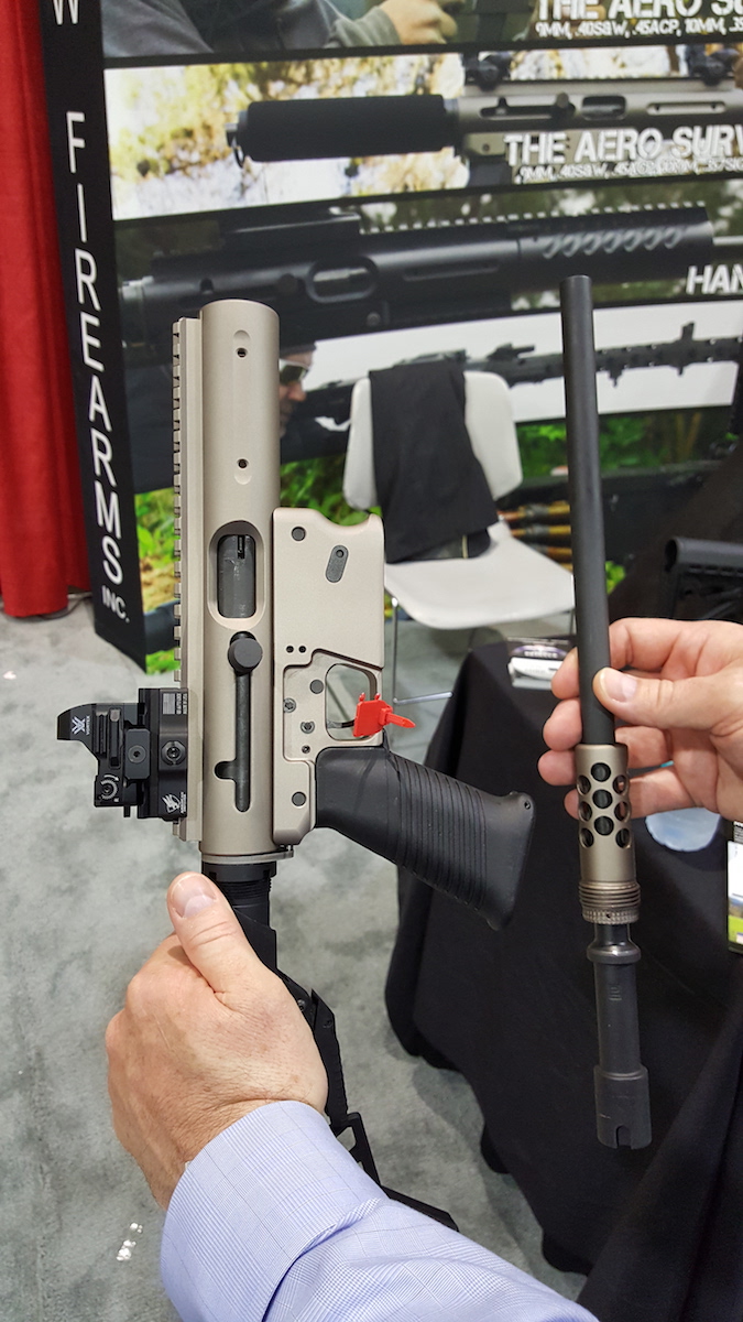 TNW Firearms Multi-Caliber Survival Rifle Takes Glock Mags - NRA 2017