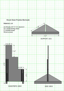 Building Barricades for Long Range Rifle Practice