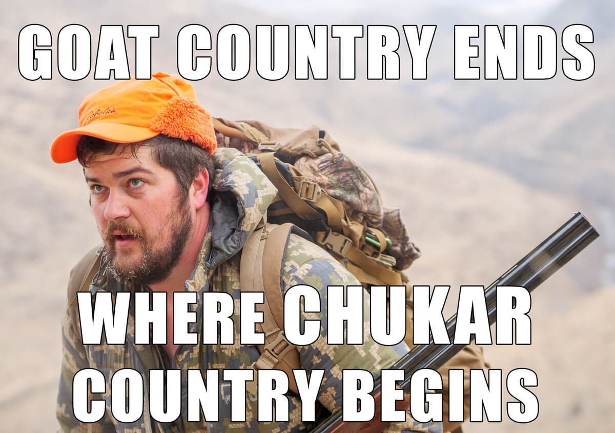 It's Chukar Time