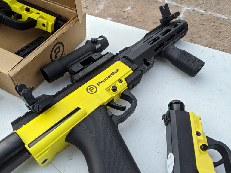 Non-Lethal Pepperball TCP Carbine Makes Hits at 115 Feet 'All Day ...
