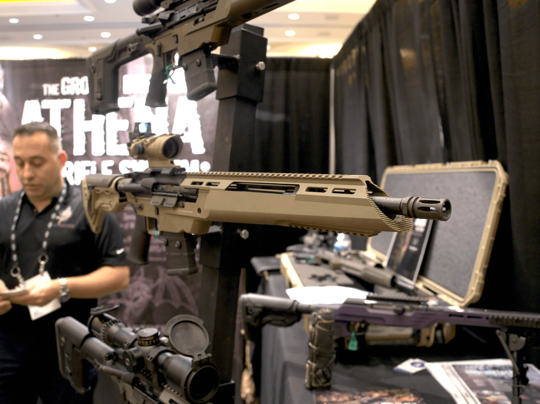 First Ever "Bedded Action" AR-15 Sub-MOA Athena Rifle $1,799 - SHOT ...