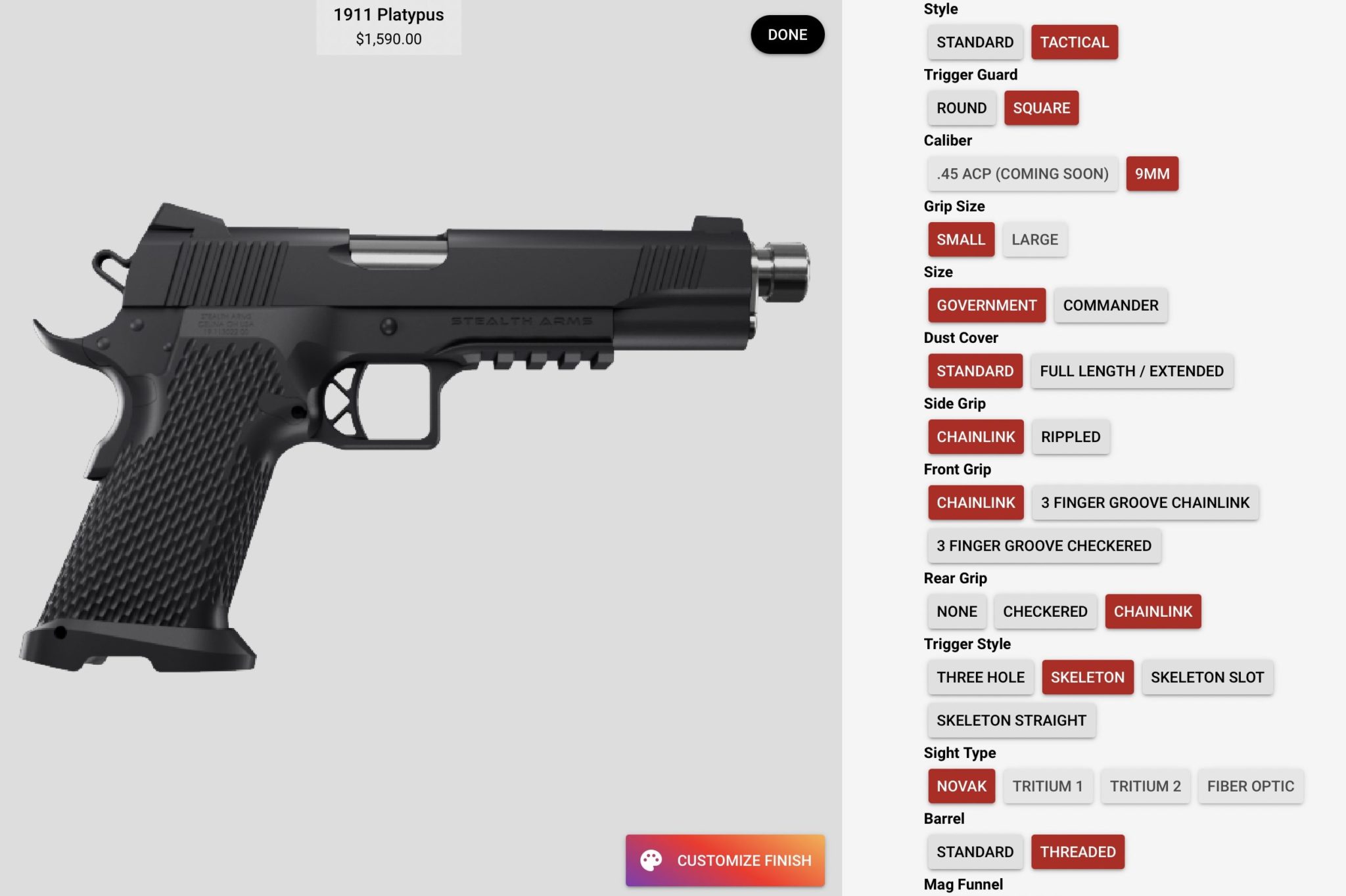 1911 That Takes Glock Mags?! Introducing the Stealth Arms Double-Stack 1911 Platypus -- SHOT ...