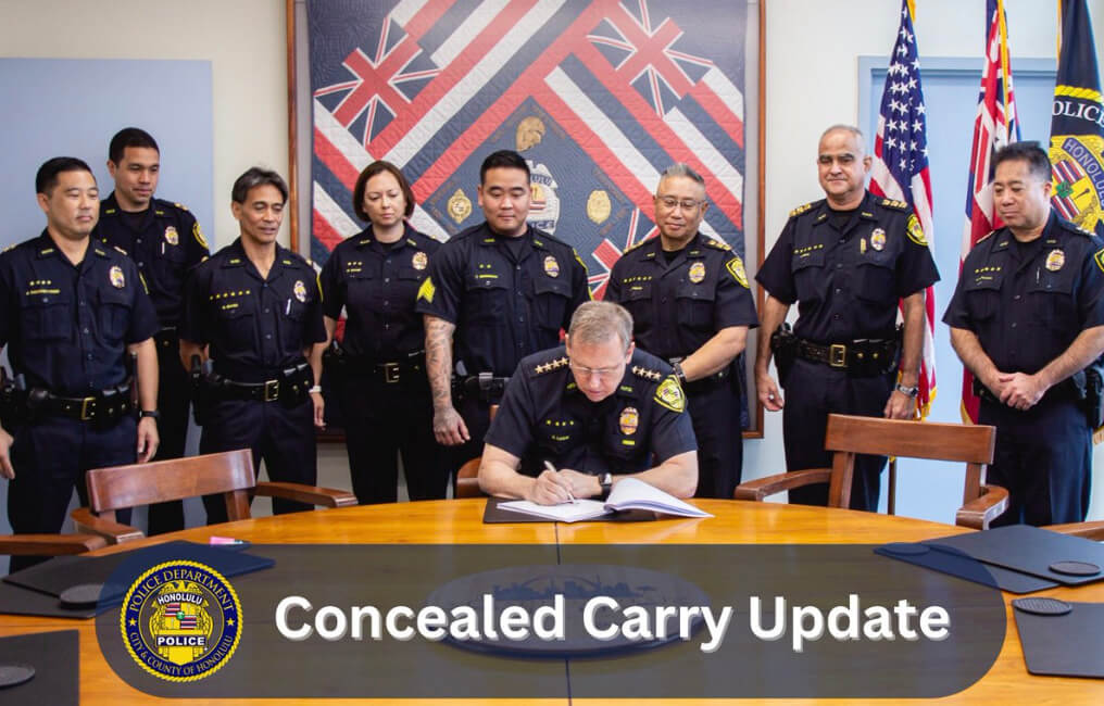 Honolulu Issues First Concealed Carry License
