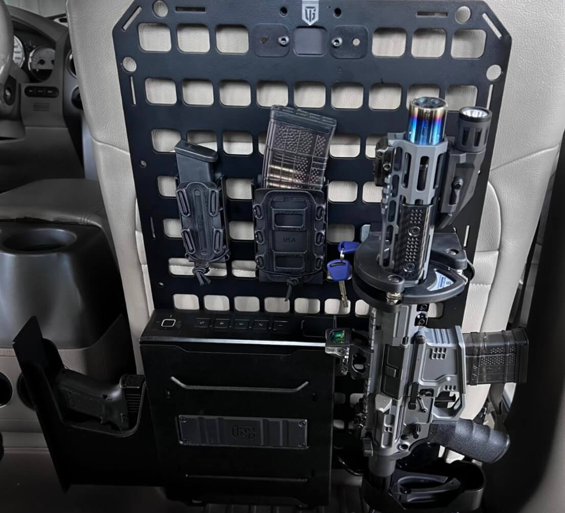 Grey Man Tactical Introduces the #303 - Vehicle Locking Rifle Rack ...