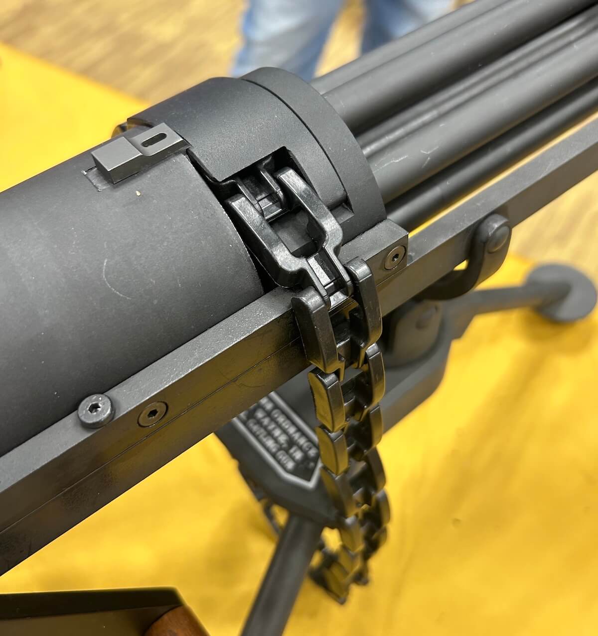 Tippmann's New Belt-Fed .22LR Gatling Gun! -- NRA 2023