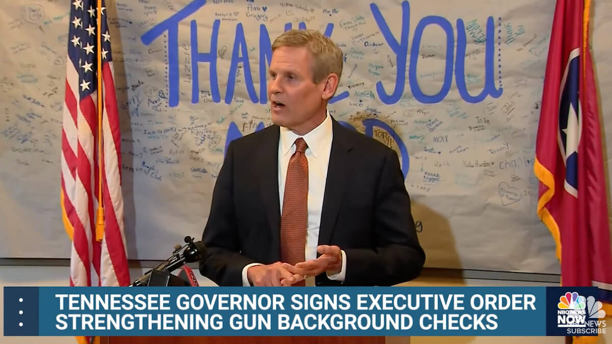Tennessee Governor Changes Gun Control Stance