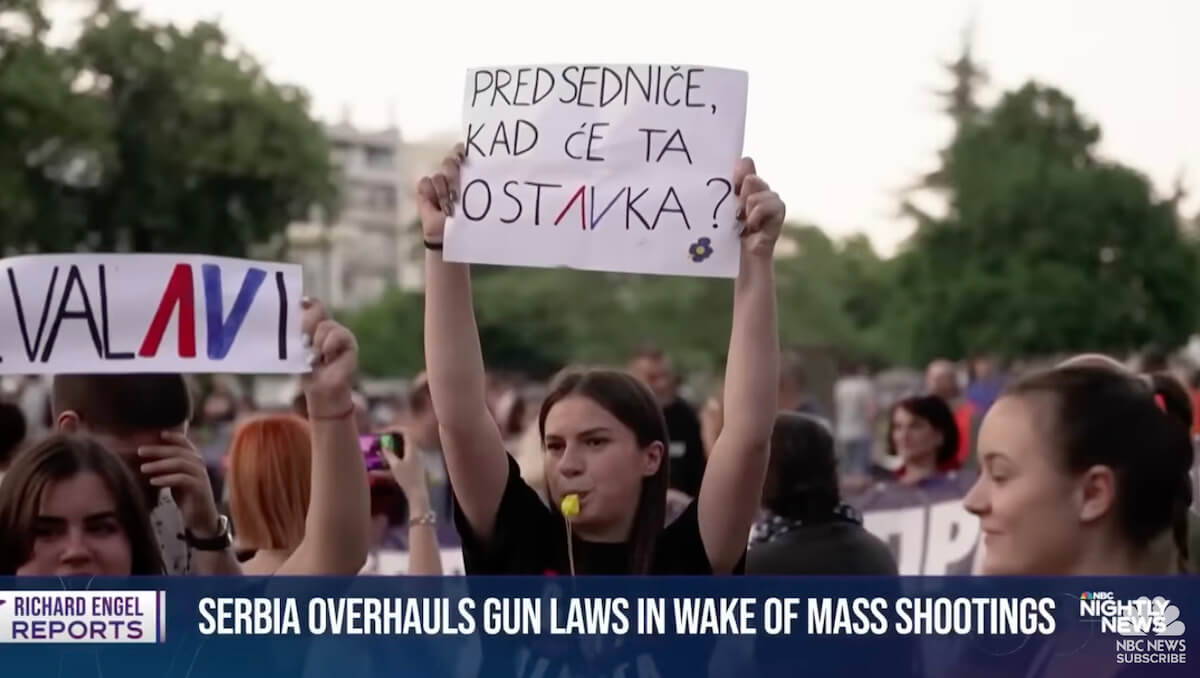 NBC News Celebrates Serbia's Move to Disarm Citizens